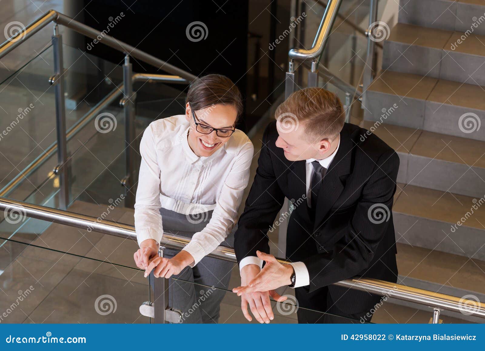 Business People during Break from Work Stock Photo - Image of formal ...