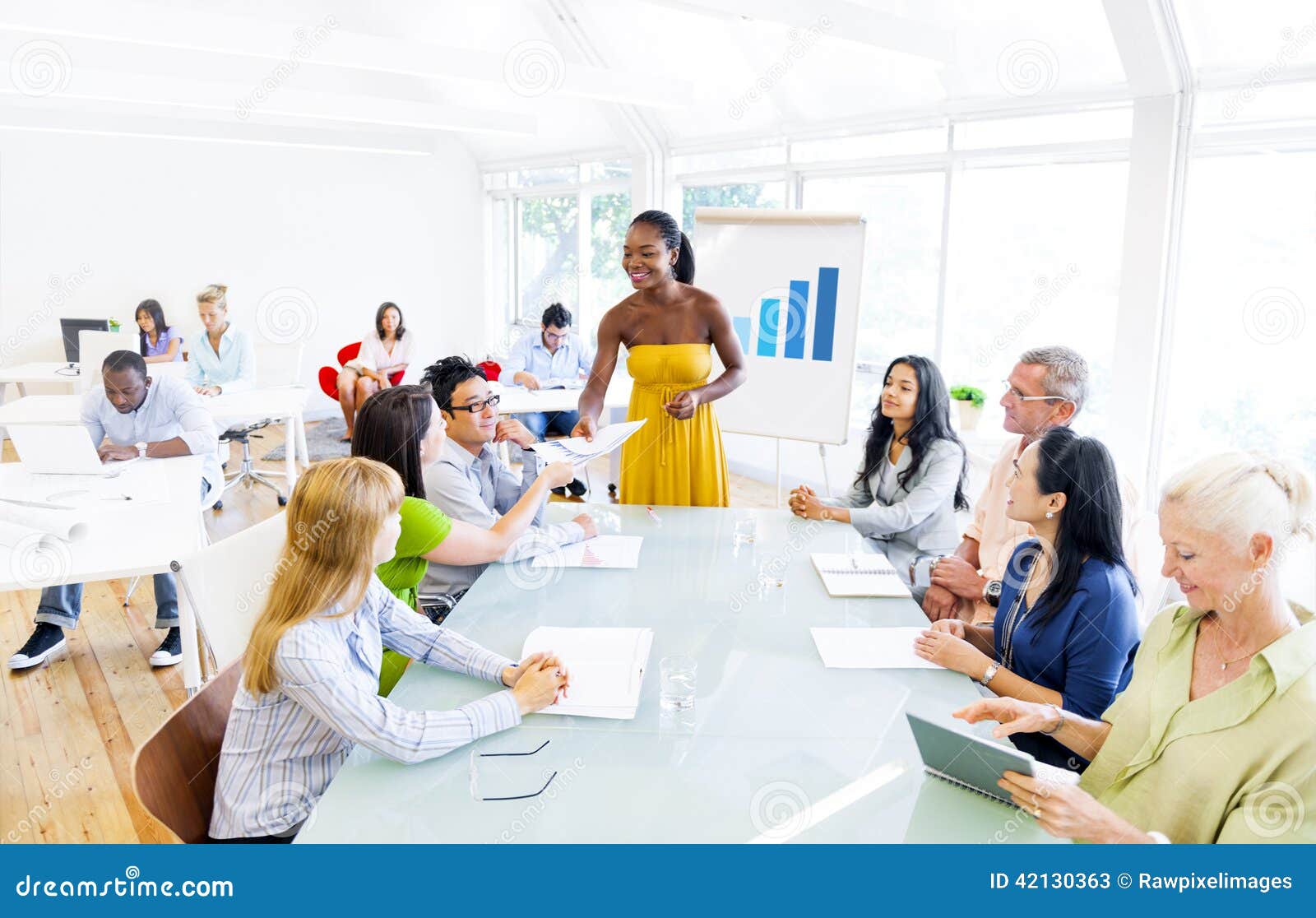 Business People on Business Training Stock Image - Image of group ...