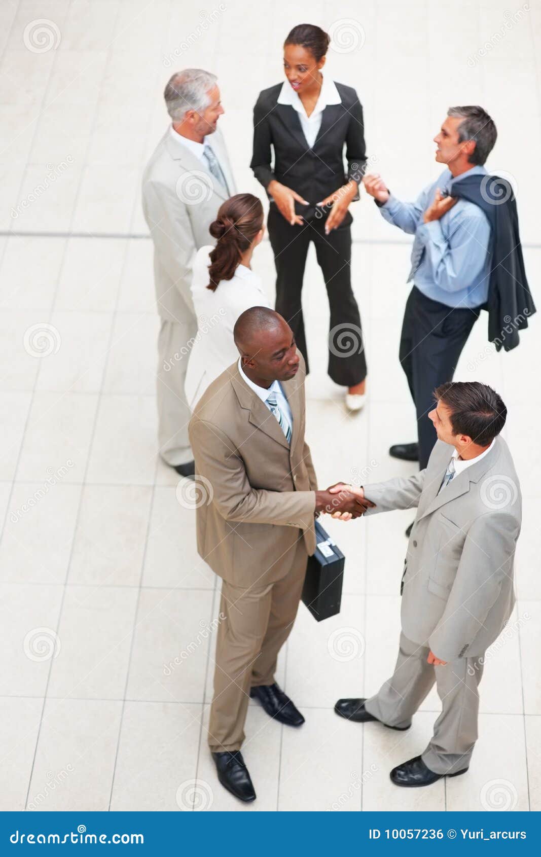 Business People Busy Communicating with Eachother Stock Photo - Image ...