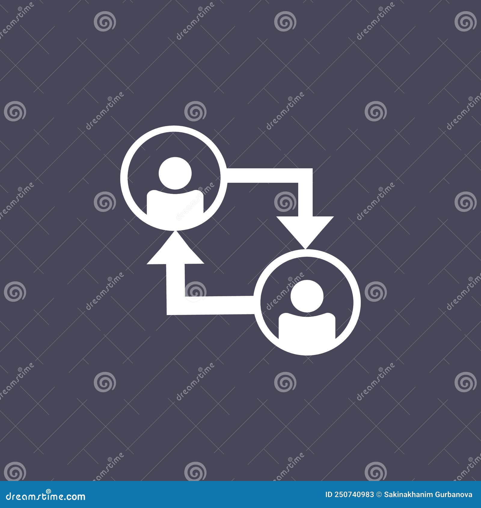 Business People Career Path Growth Vector Stock Illustration ...