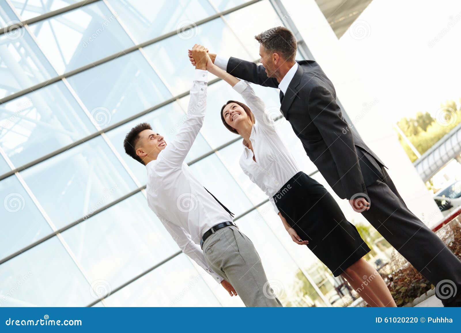 Business People Celebrate Successful Project. Team Work Stock Photo ...