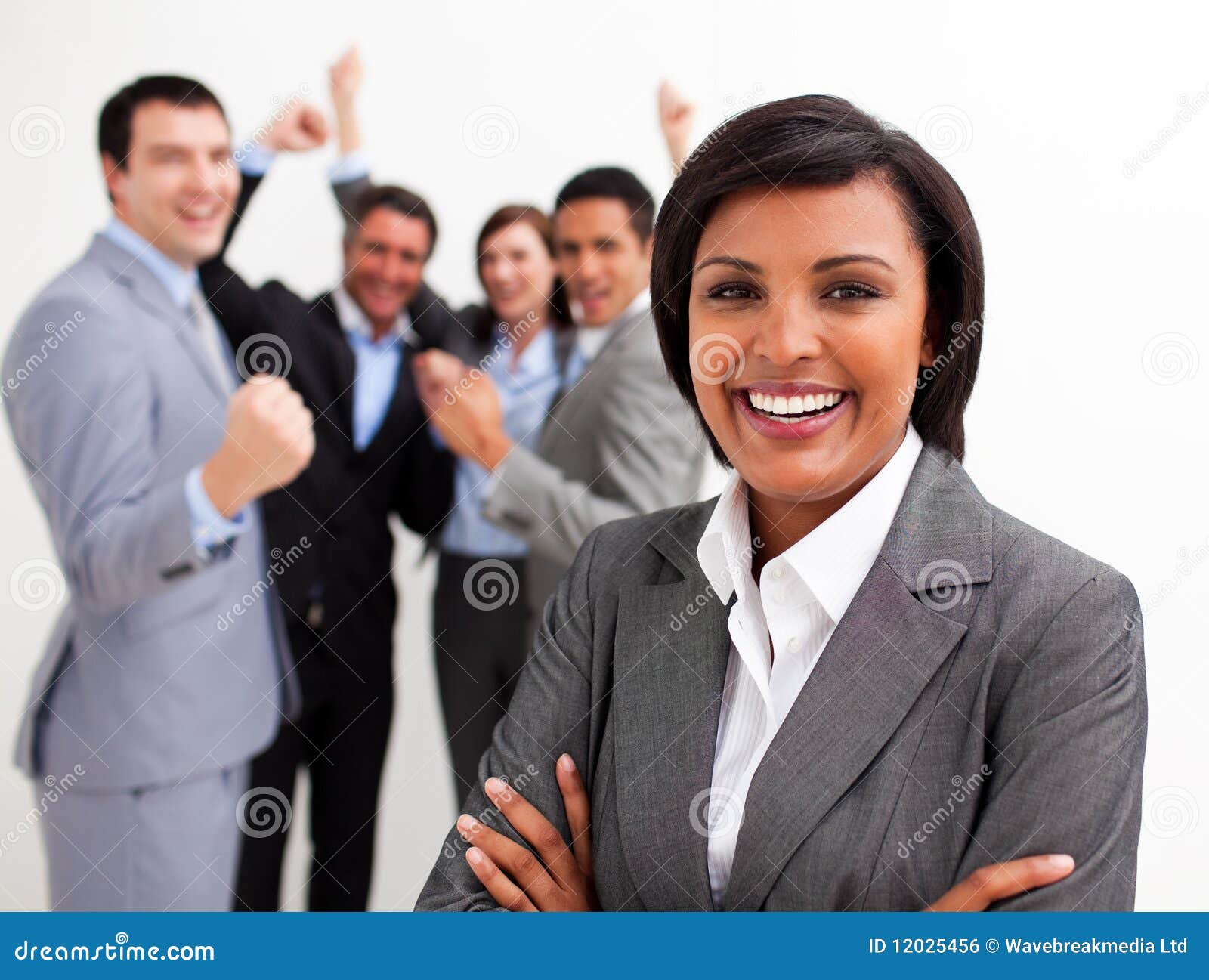 Business People Celebrating a Success Stock Photo - Image of career ...
