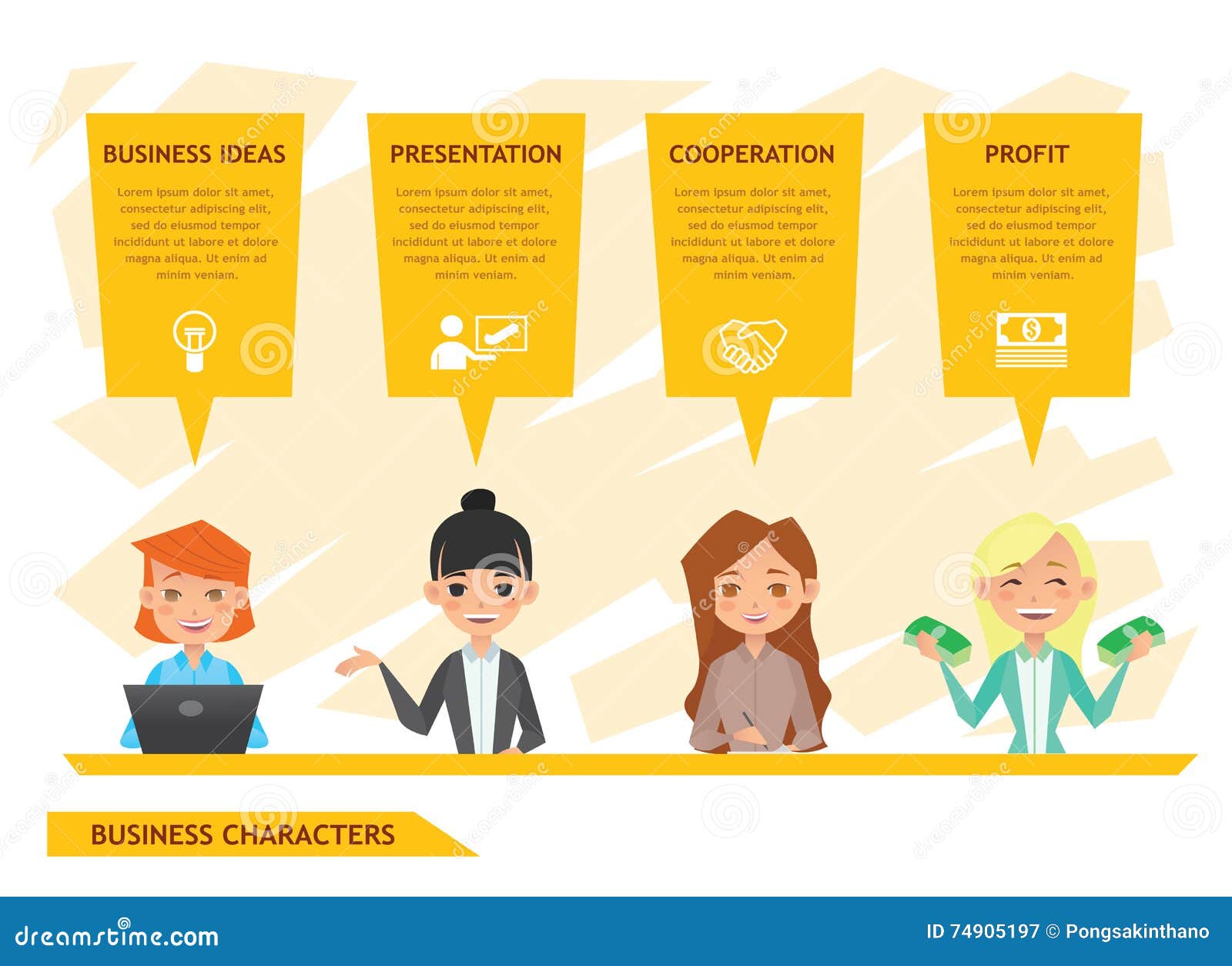 Business People Characters Vector Design Set 2 Stock Vector ...