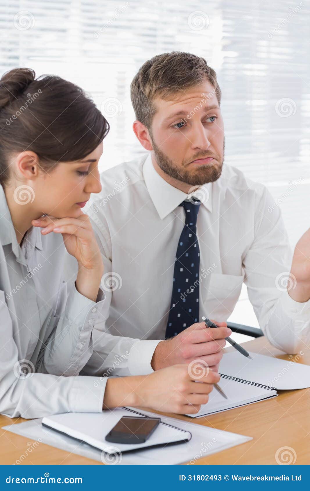 Business People Chatting Over Documents Stock Image - Image of male ...