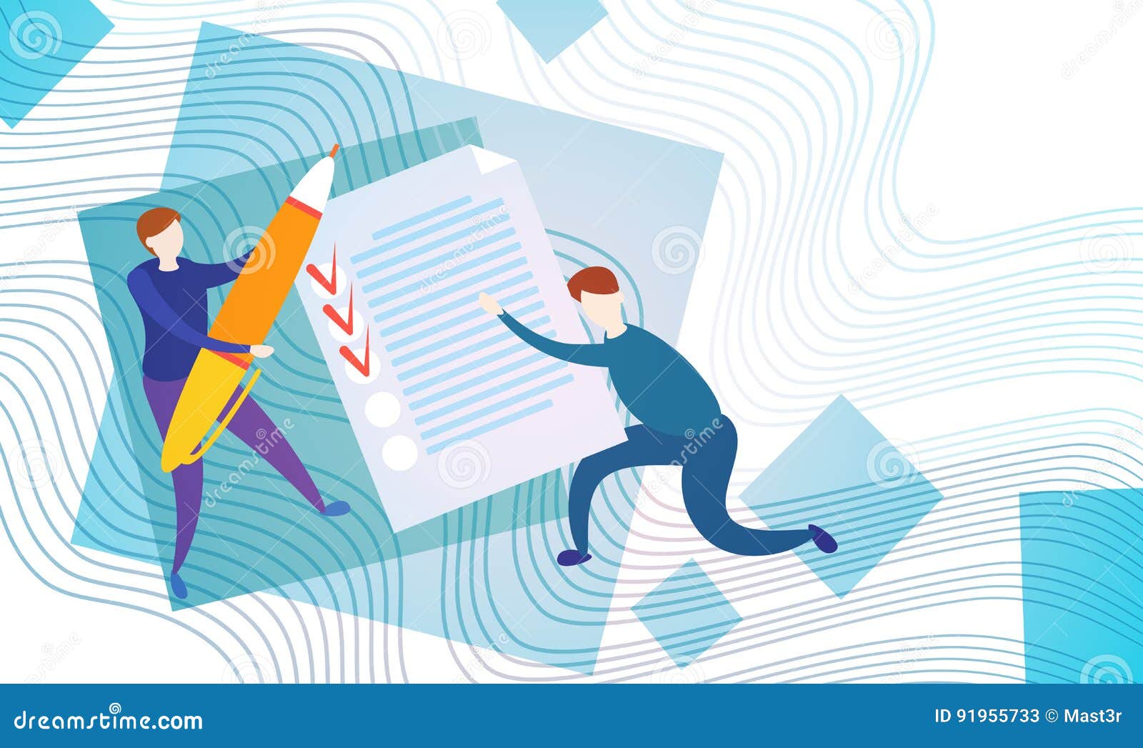 Business People Check List Solution Think New Idea Inspiration Creative ...