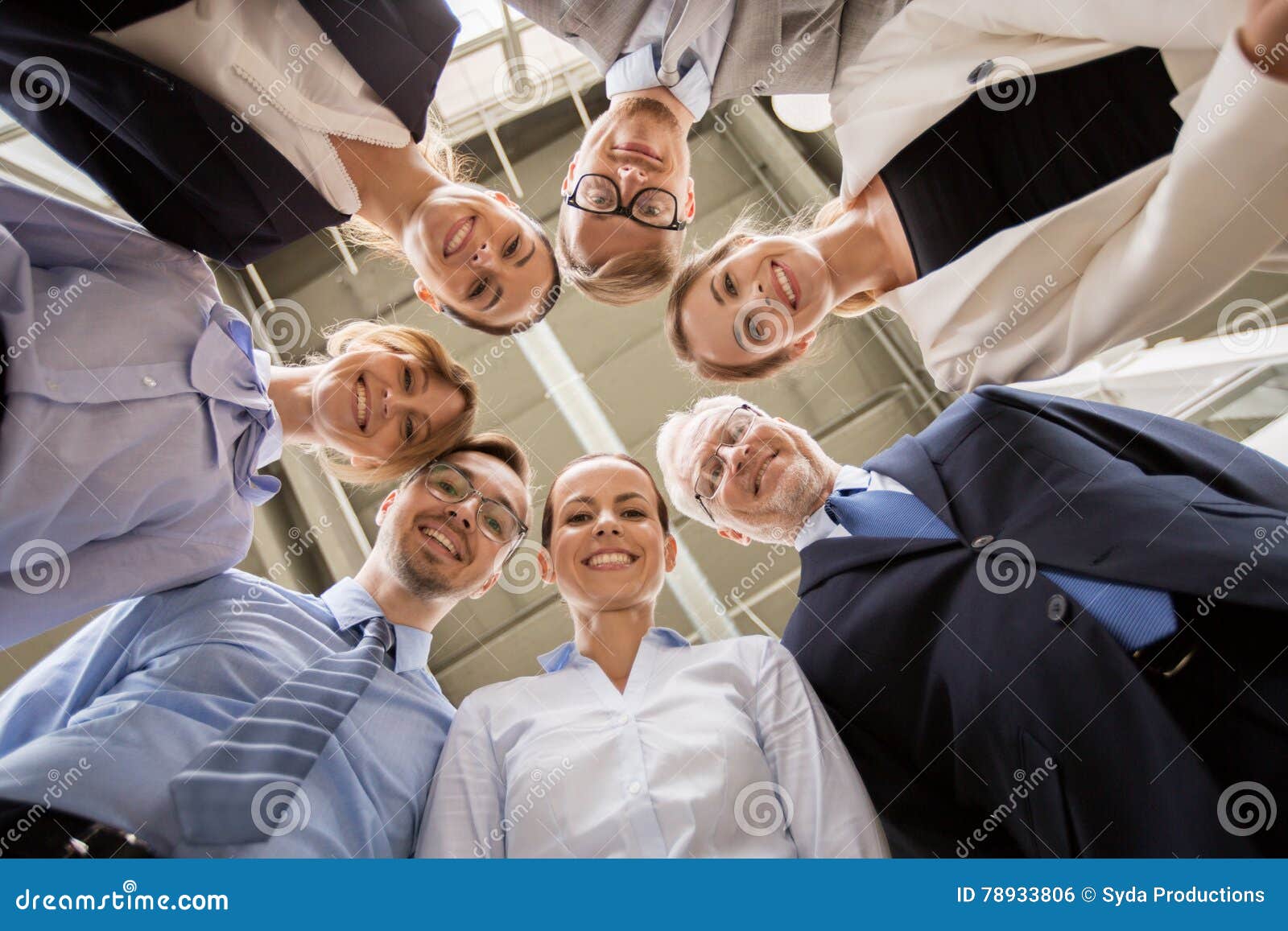 Business People in Circle at Office Stock Photo - Image of ...