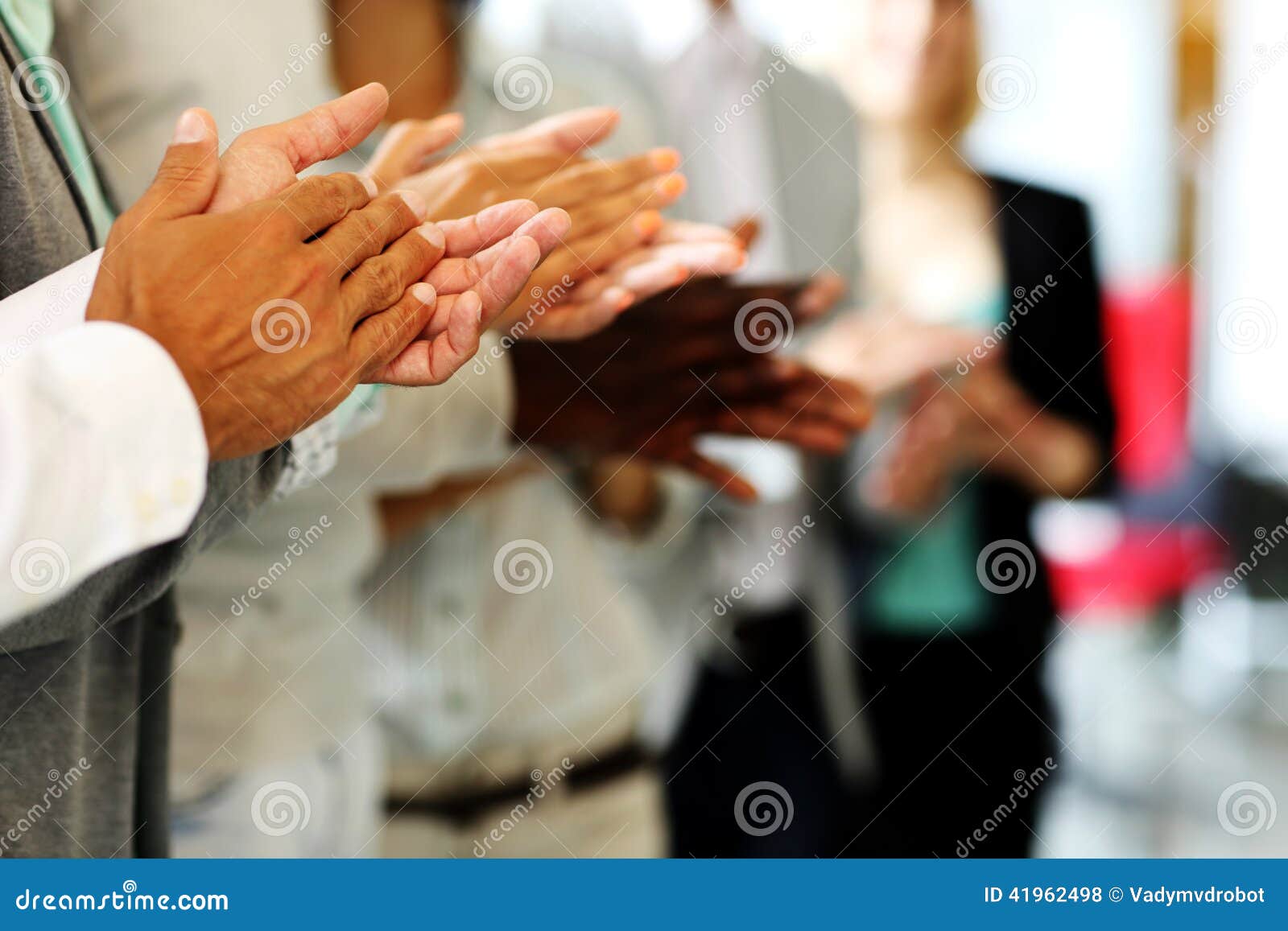 Business People Clapping Hand Stock Photo - Image of corporate, chinese ...