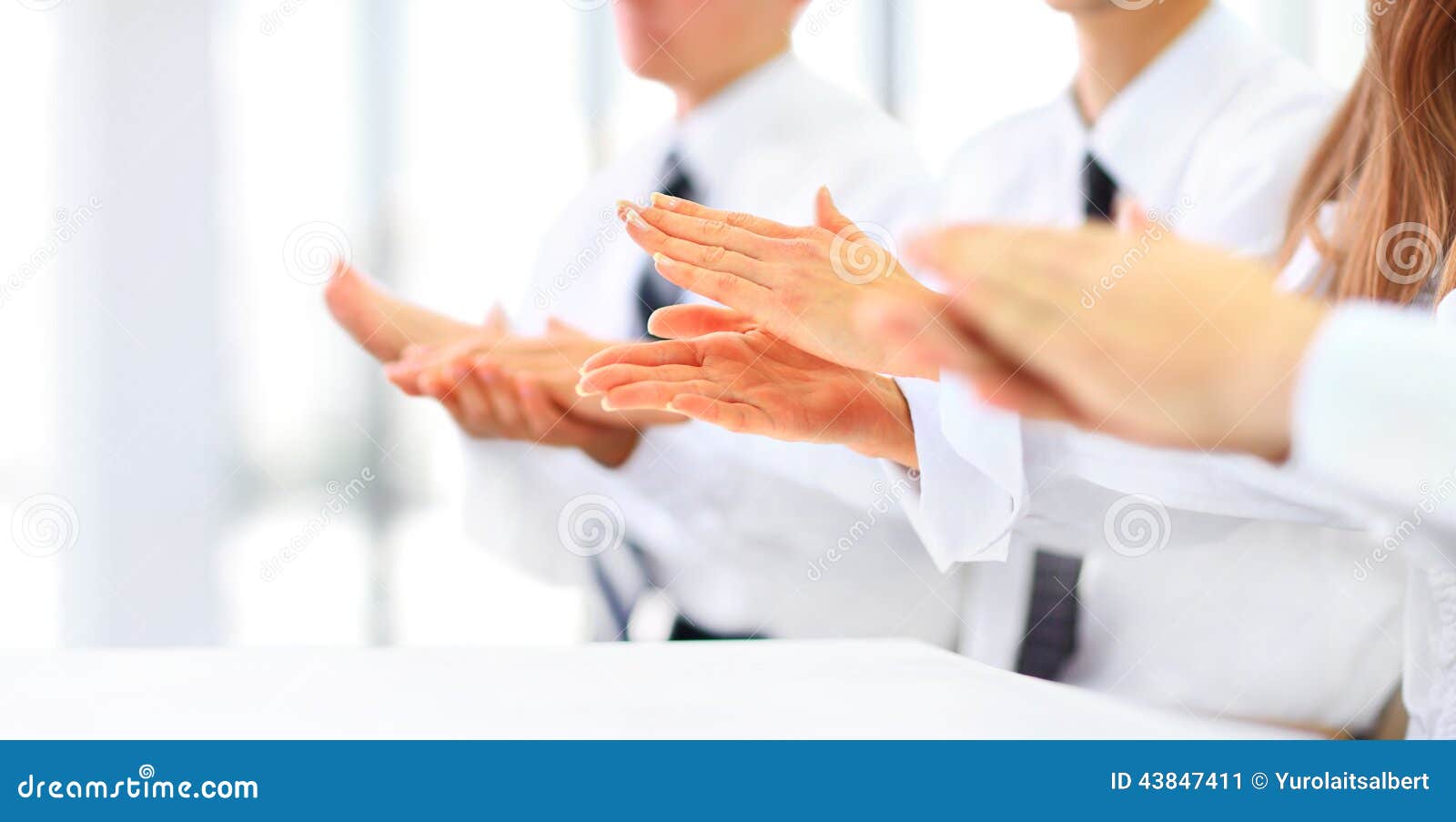Business People Clapping Hands. Stock Image - Image of hand, clap: 43847411