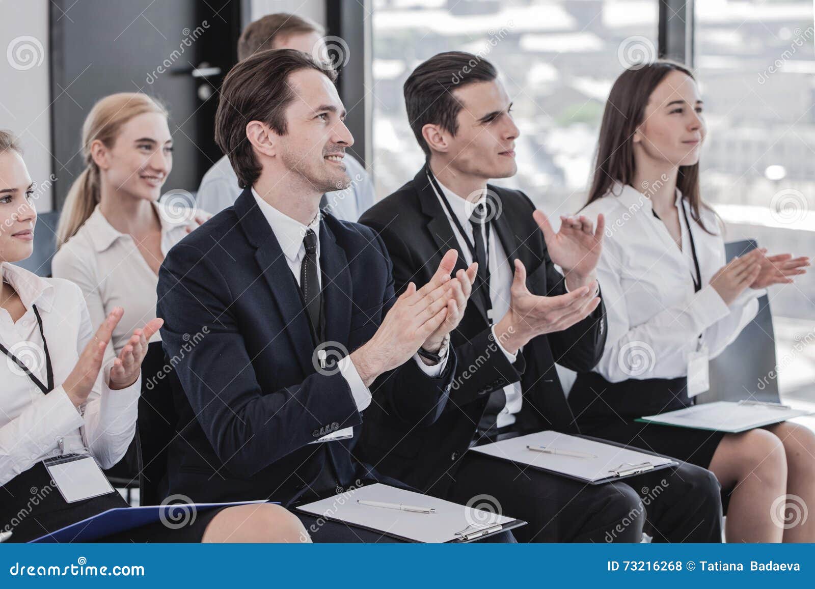 Business People Clapping Hands Stock Photo - Image of businessman ...