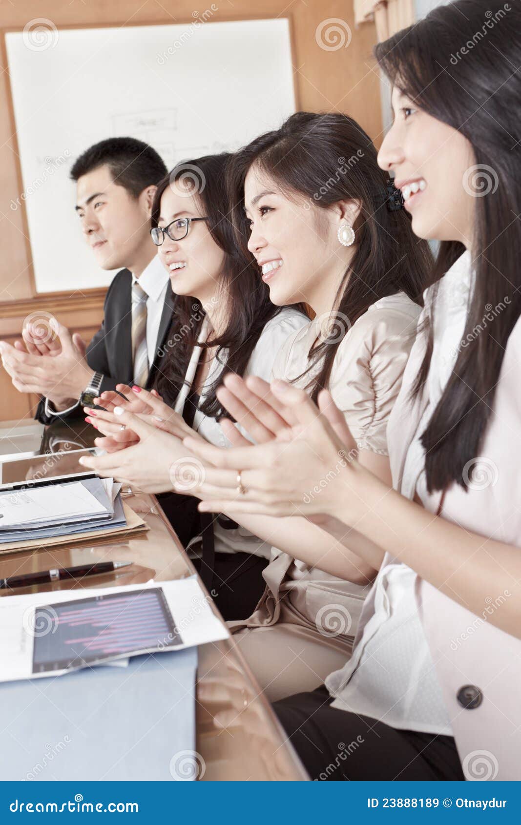 Business People Clapping Their Hands Stock Image - Image of ...