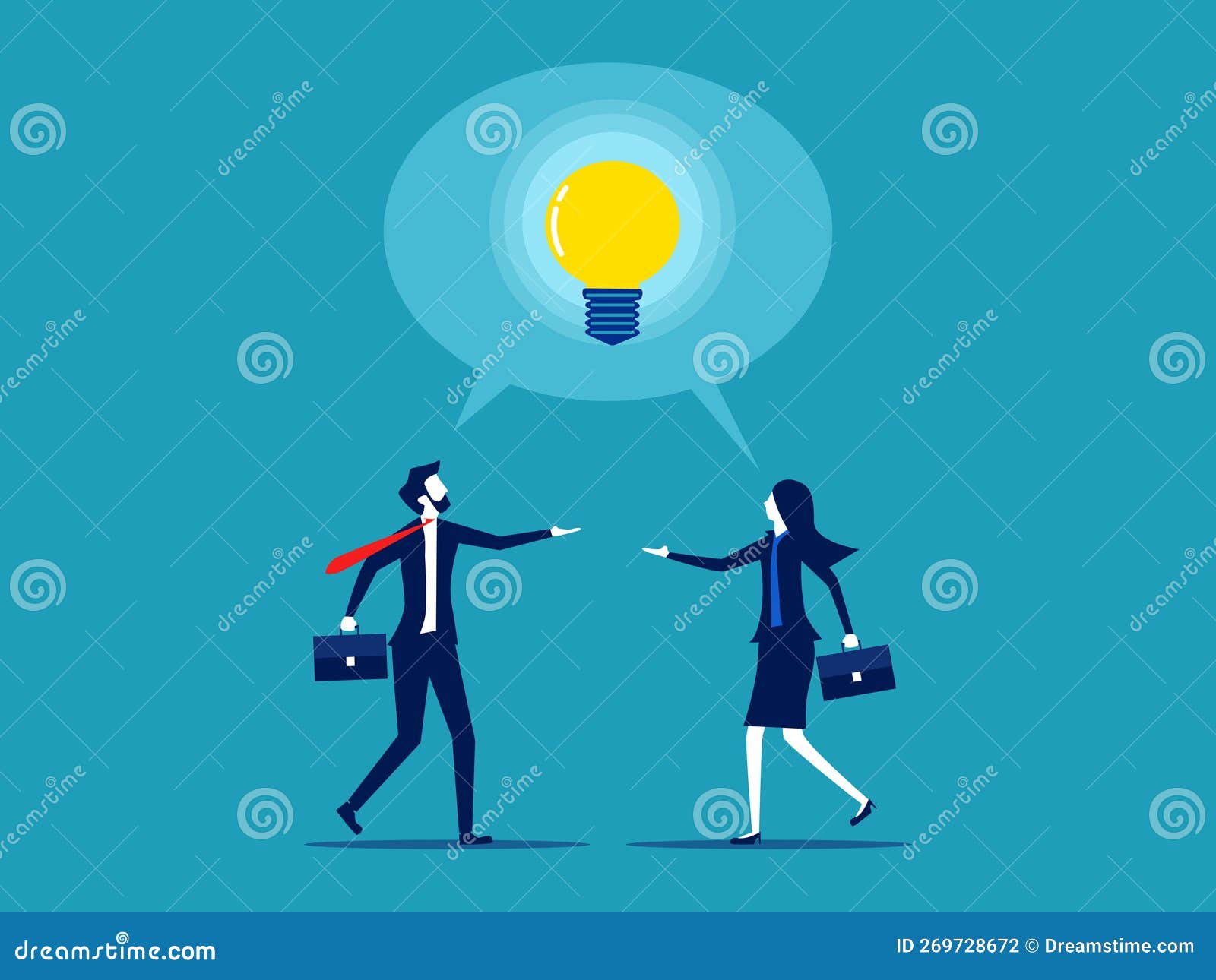 Business People and Colleagues Brainstorm Ideas and Creativity at Work ...