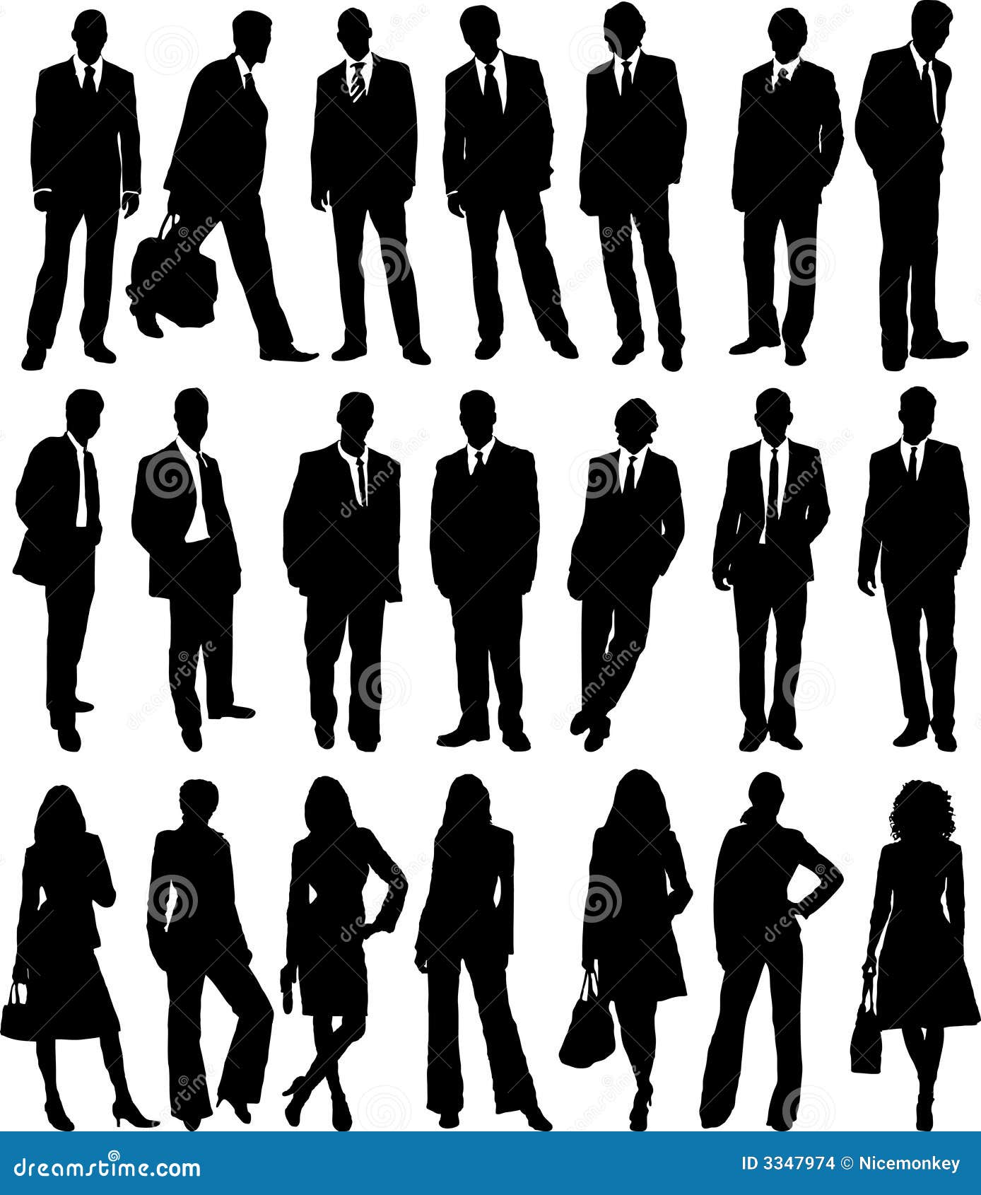 Business People Team In Technology Gears Cartoon Vector | CartoonDealer ...