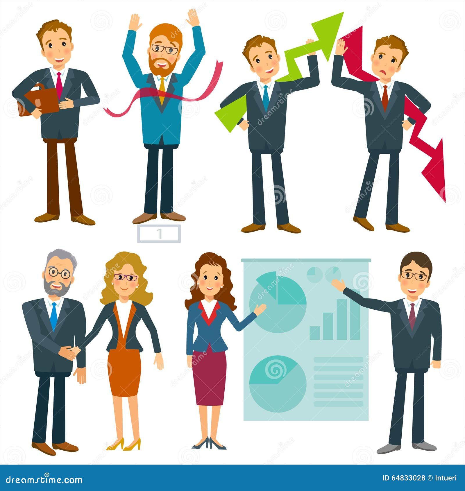 Business People Collection Vector Stock Vector - Illustration of firm ...