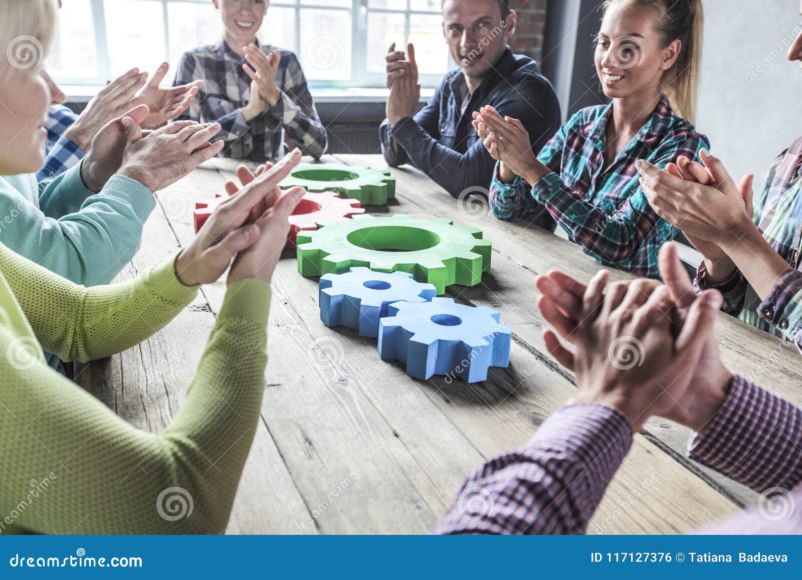 Business People with Cogs of Business Stock Photo - Image of cogwheel ...