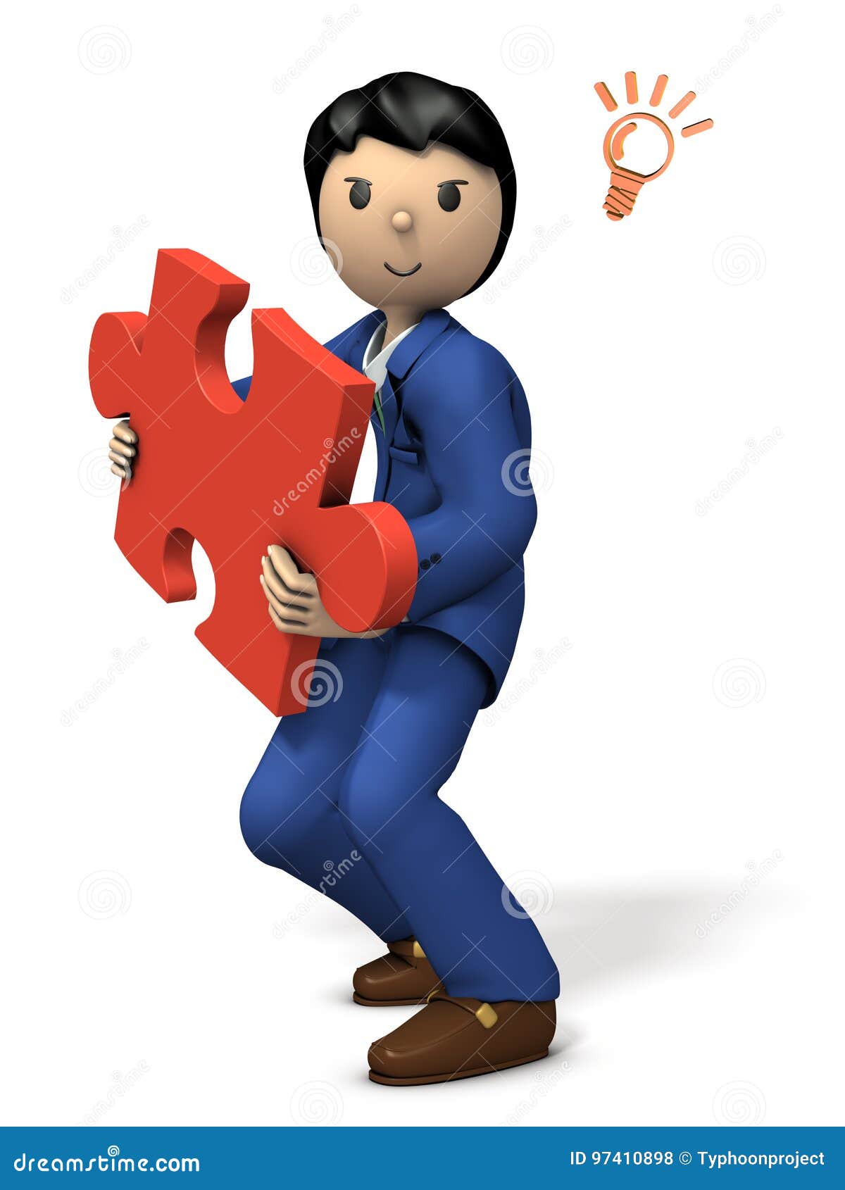 Business People Come Up with Solutions. Stock Illustration ...