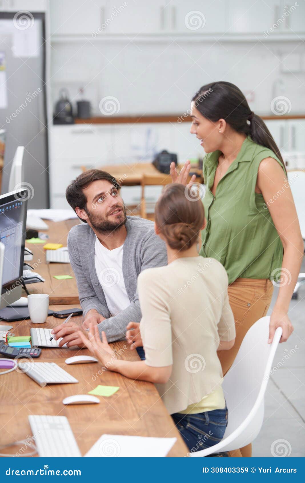 Business People, Communication and Collaboration or Feedback on Project ...