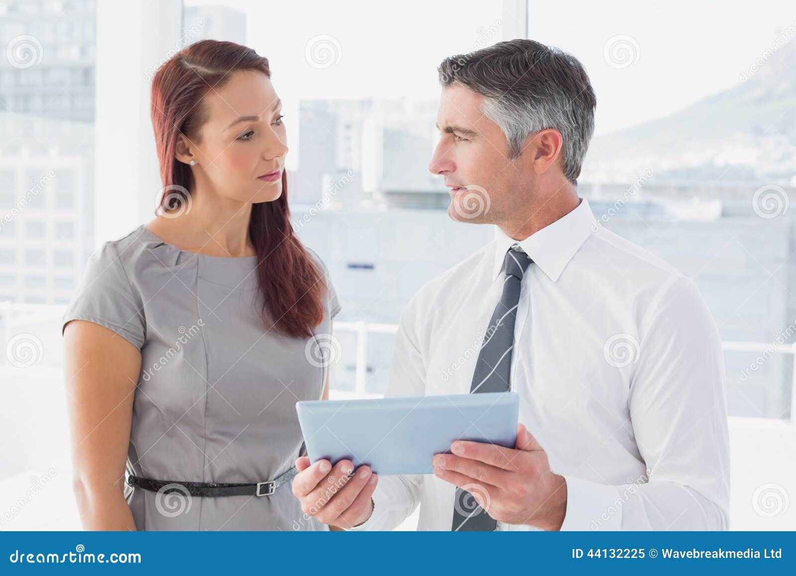 Business People Comparing Work Notes Stock Image - Image of dressed ...