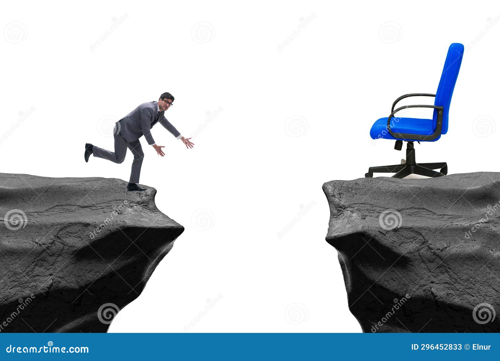 Business People Competing for Promotion Stock Image - Image of growth ...