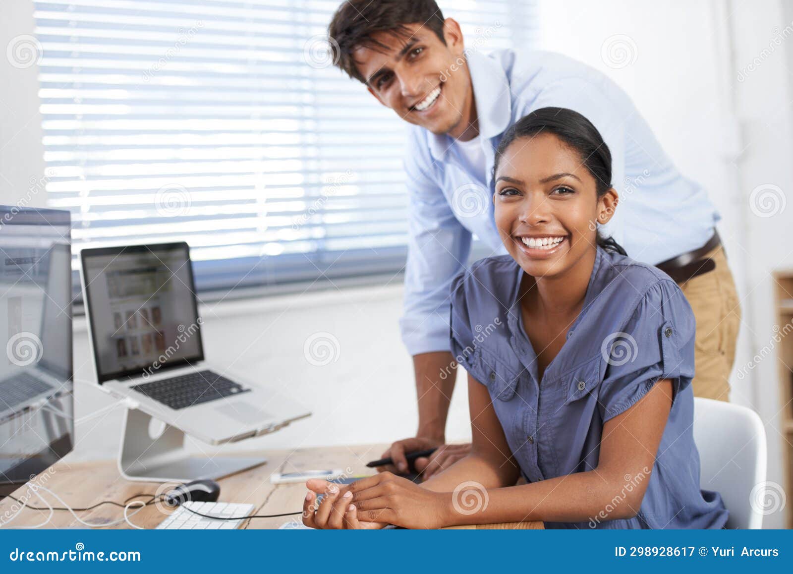 Business People, Computer and Training in Portrait, Advice and ...