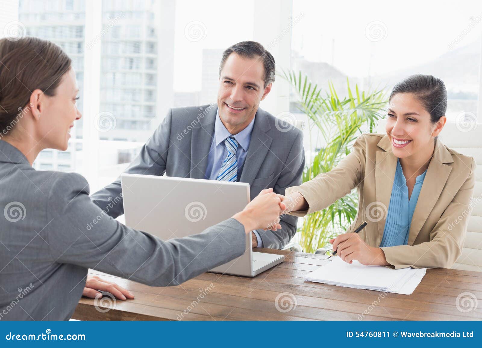 Business People Conducting an Interview Stock Image - Image of ...