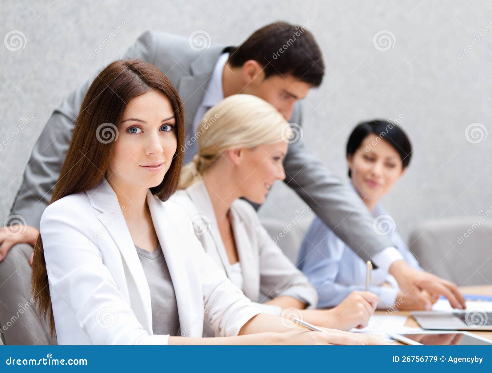 Business People at the Conference Stock Image - Image of concentration ...