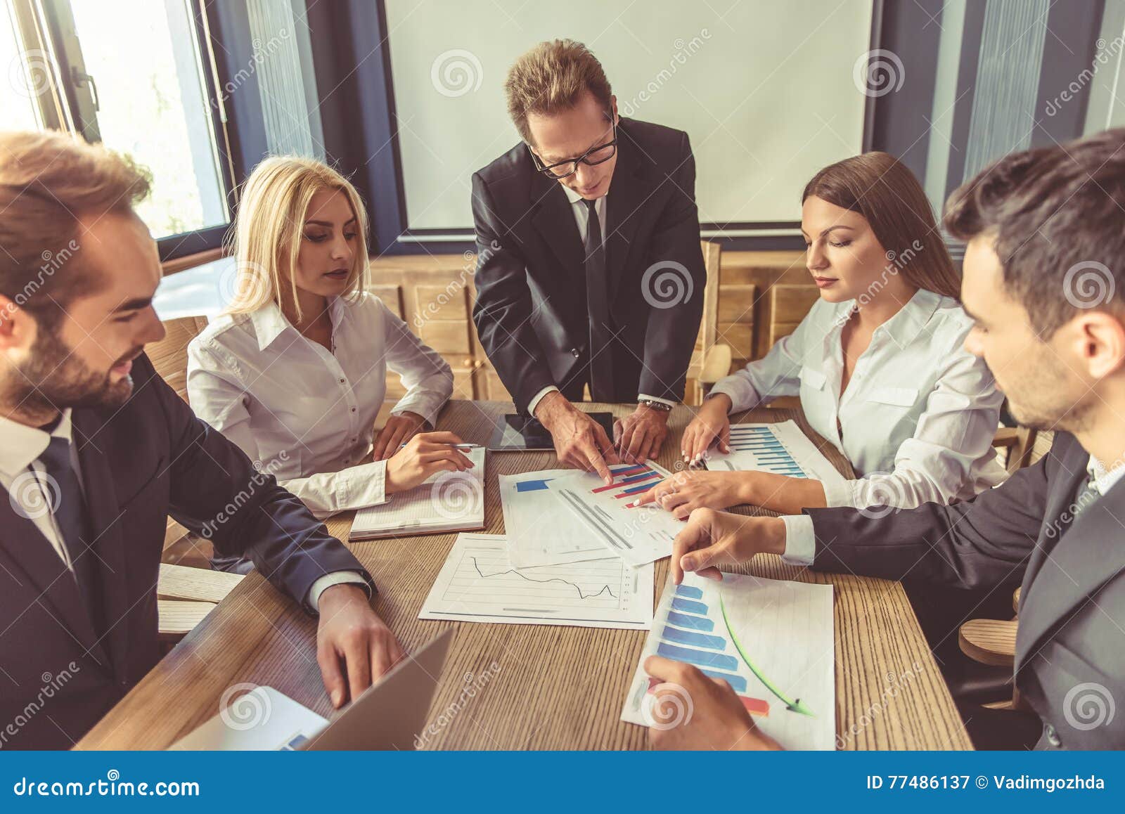 Business People at the Conference Stock Image - Image of businesswoman ...
