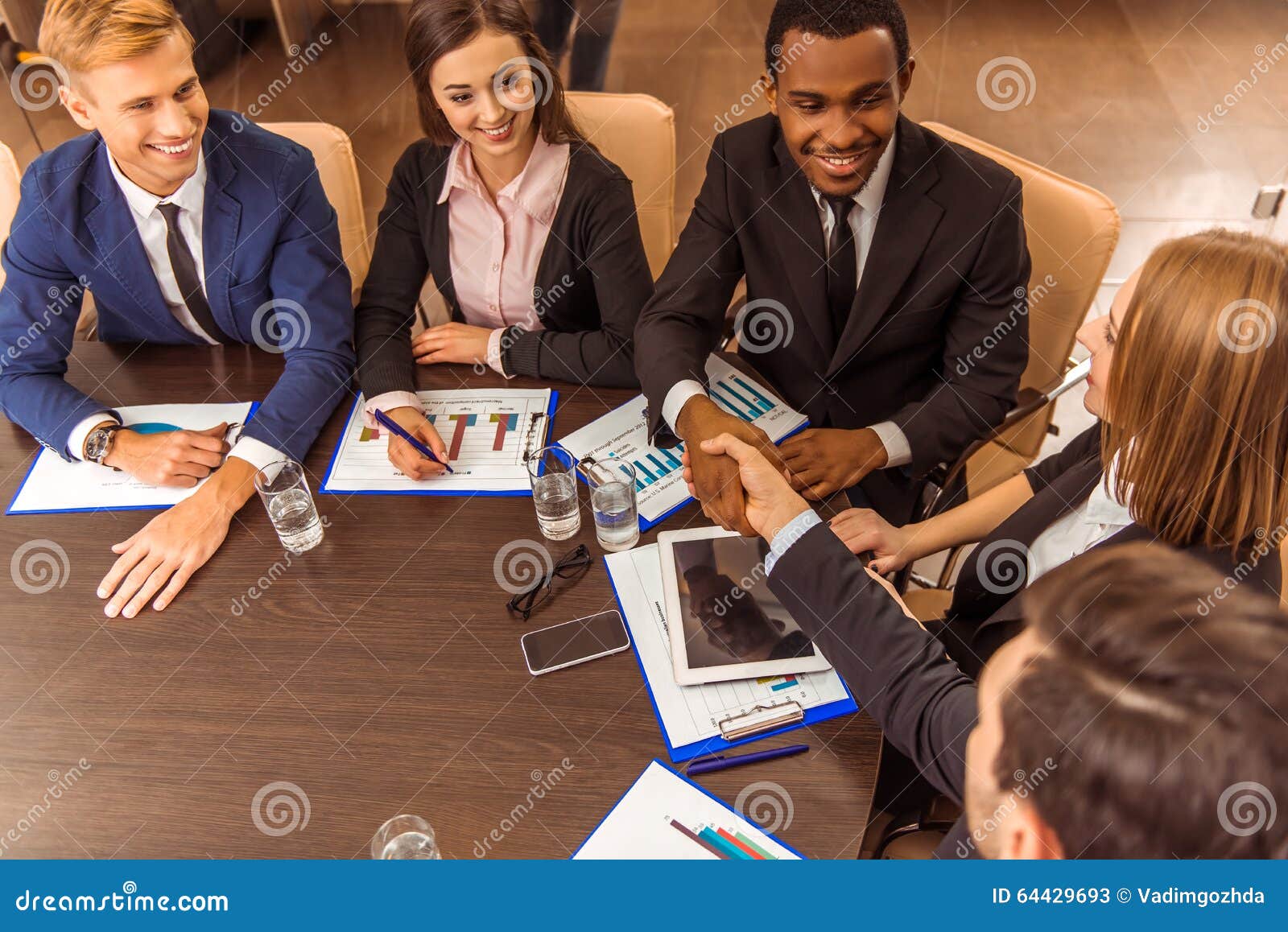 Business people conference stock image. Image of businessman - 64429693