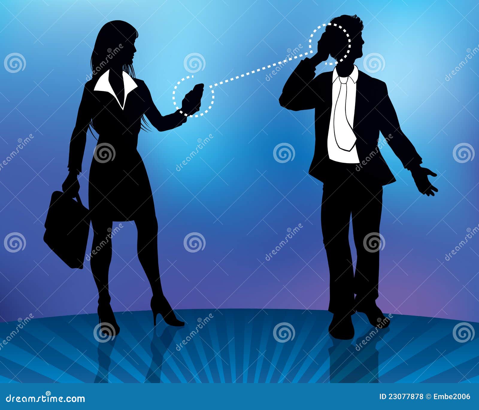 Business People Connecting stock vector. Illustration of human - 23077878