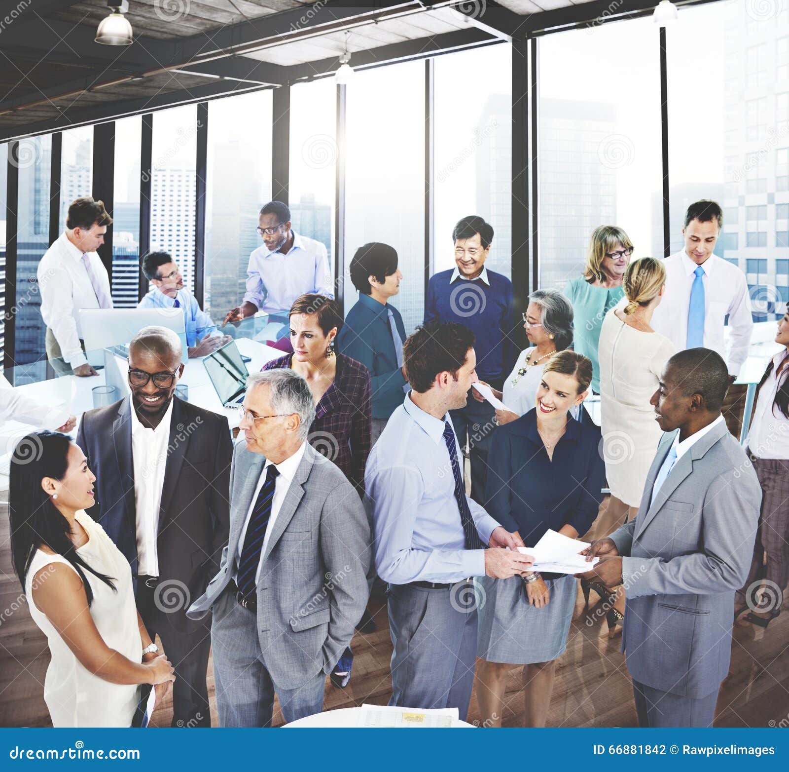 Business People Conversation Communication Talking Team Concept Stock ...