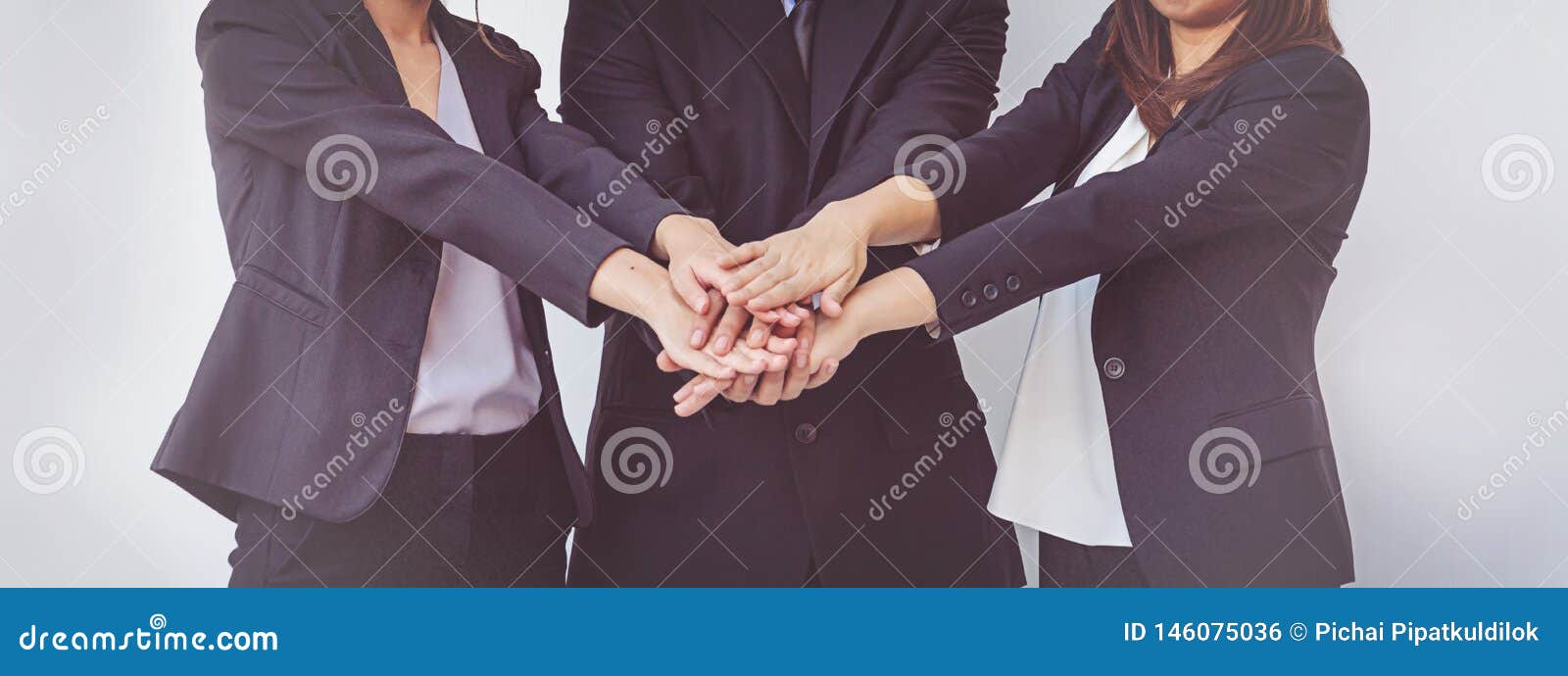 Business People Coordinate Hands. Concept Teamwork Stock Photo - Image ...