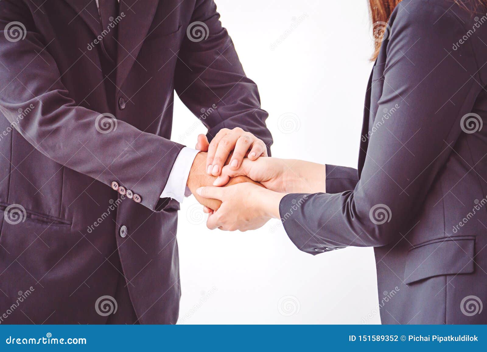 Business People Coordinate Hands. Concept Teamwork Stock Photo - Image ...