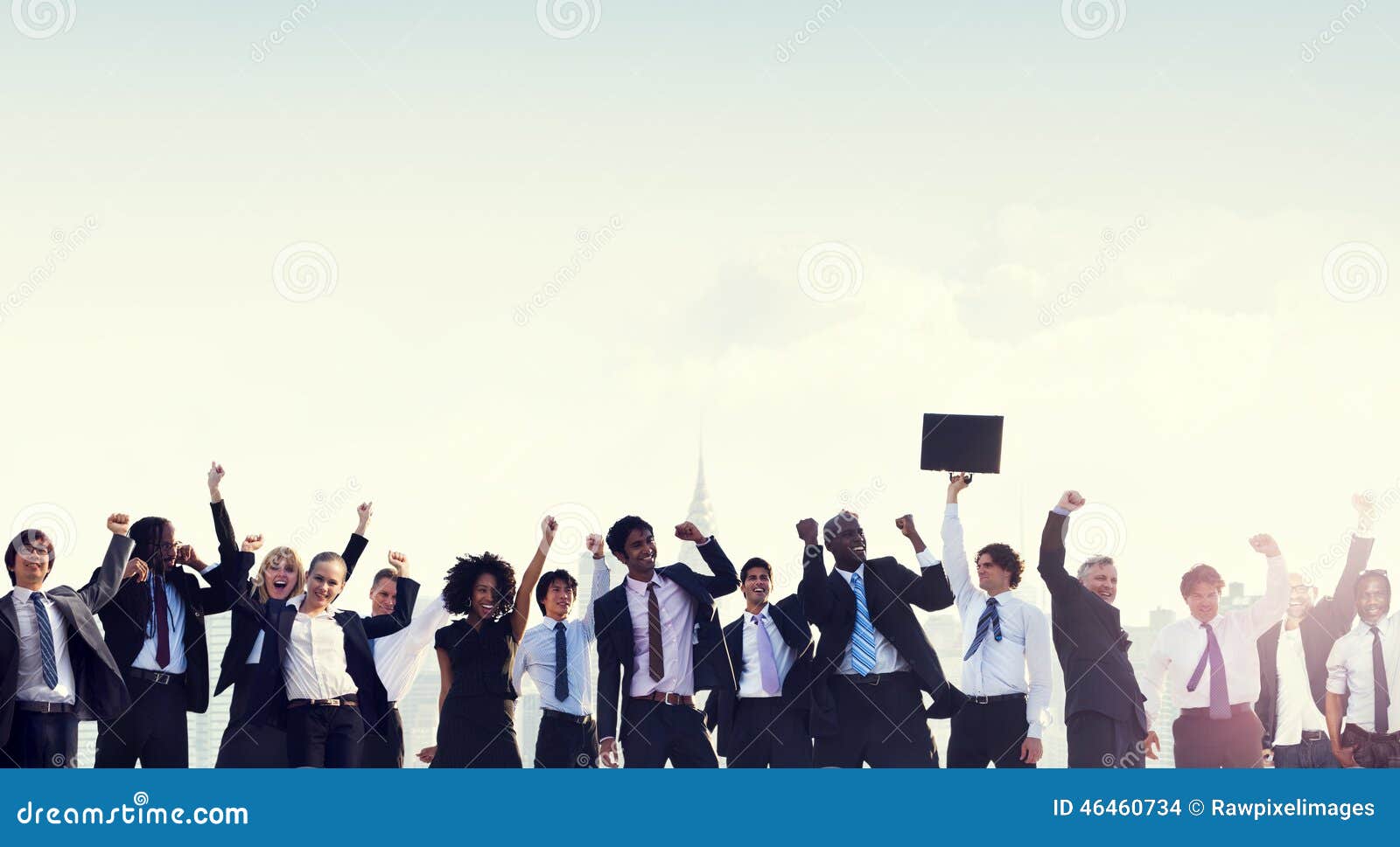 Business People Corporate Celebration Success Concept Stock Photo ...