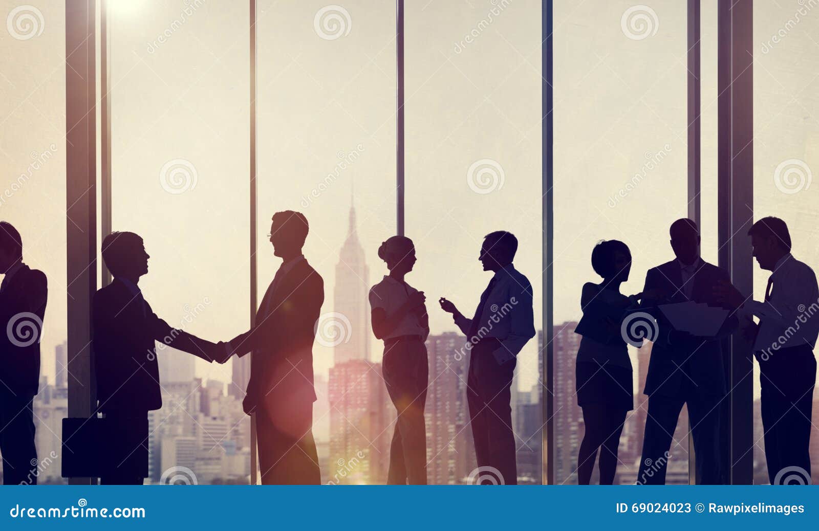 Business People Corporate Communication Office Working Concept Stock ...