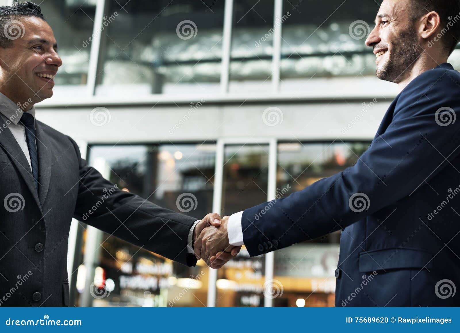 Business People Corporate Connection Greeting Handshake Concept Stock ...