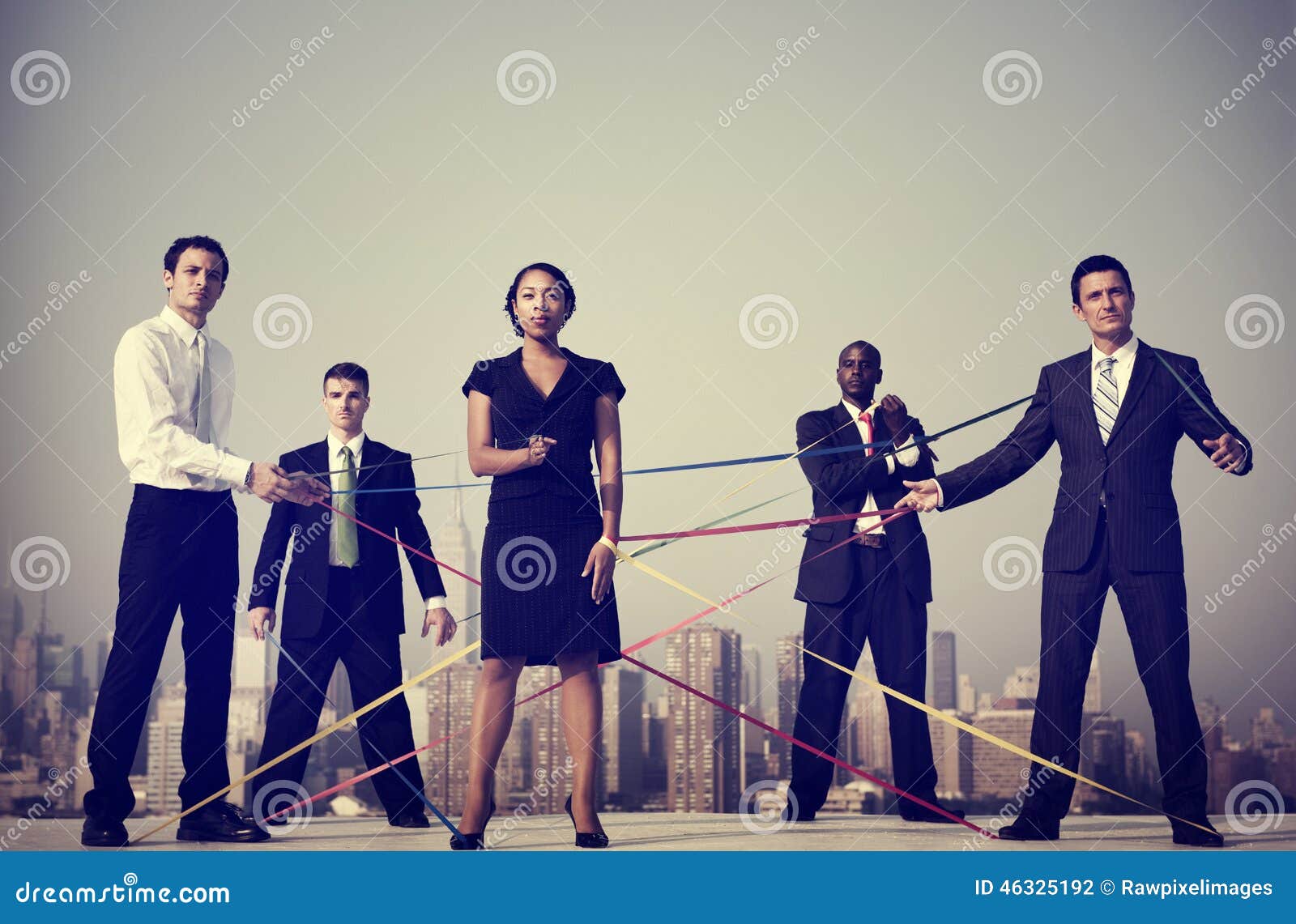 Business People Corporate Connection Team Concepts Stock Photo - Image ...