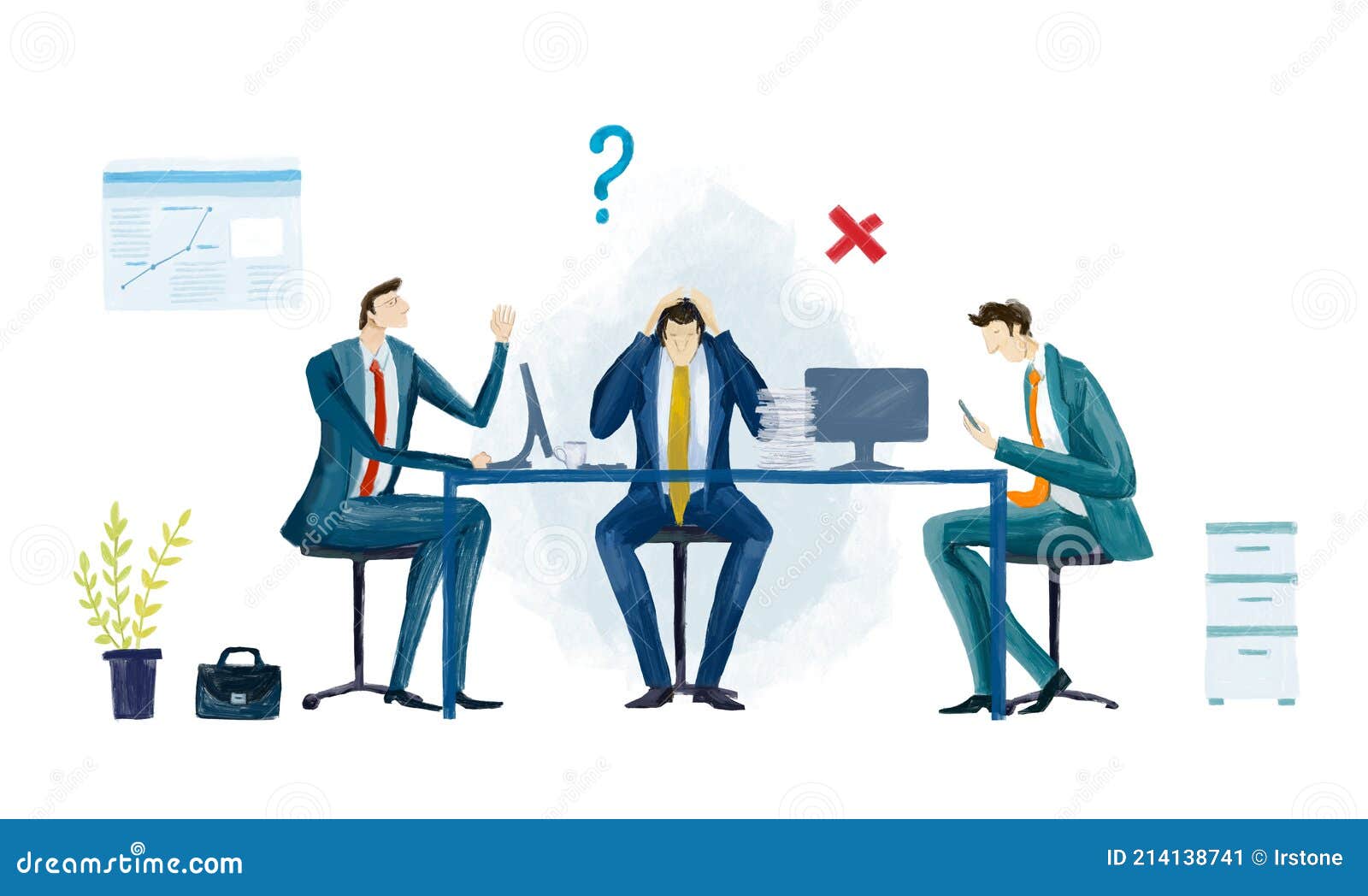 Business People, Creative Team Working in Office. Future Project ...