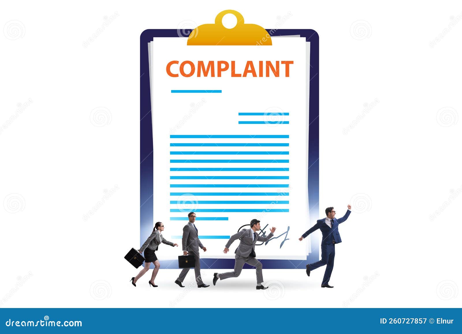 Business People in Customer Complaint Concept Stock Image - Image of ...