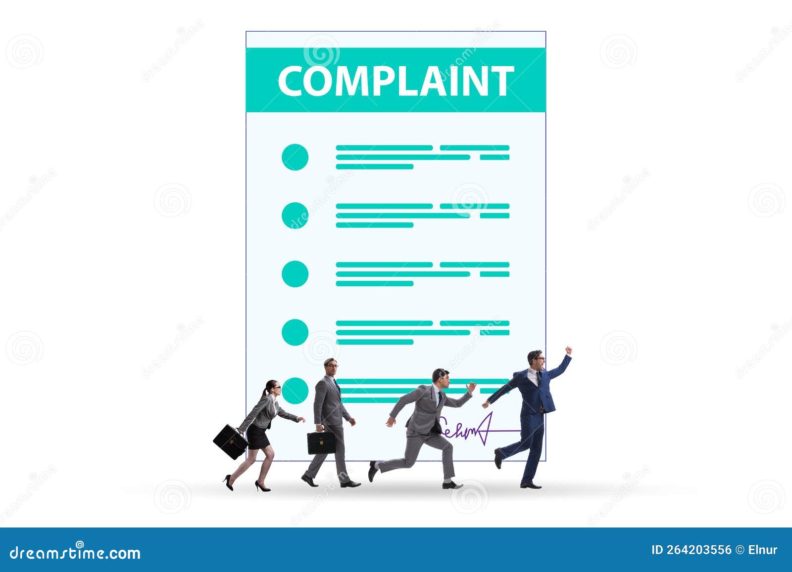 Business People in Customer Complaint Concept Stock Photo - Image of ...