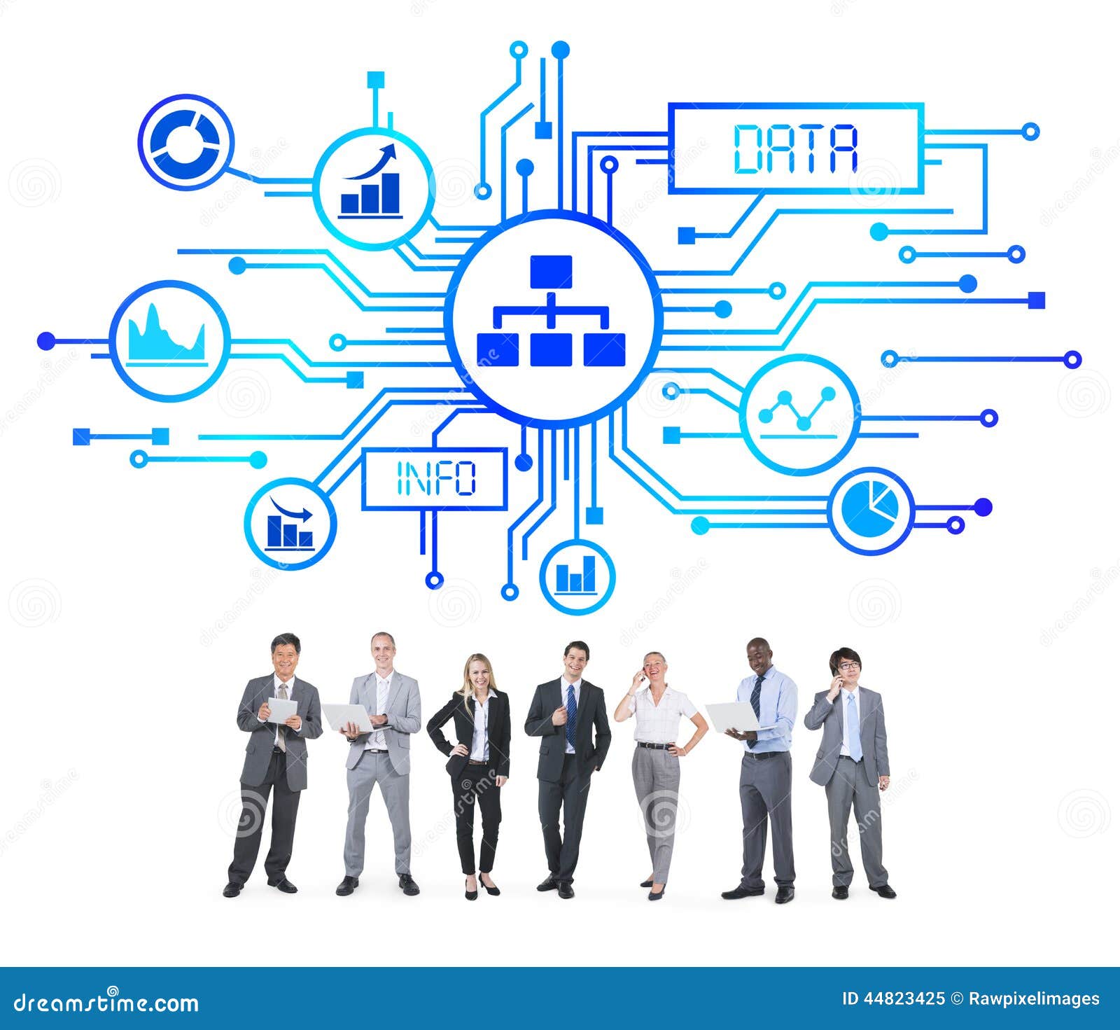 Business People and Data Concepts Stock Image - Image of occupation ...