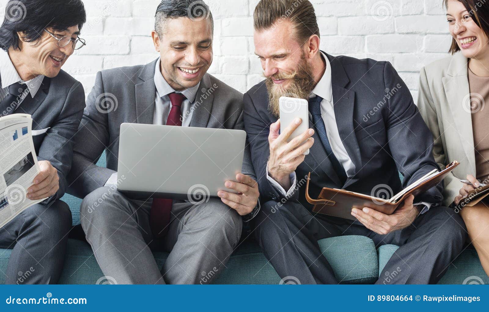 Business People Data Information Technology Concept Stock Photo - Image ...