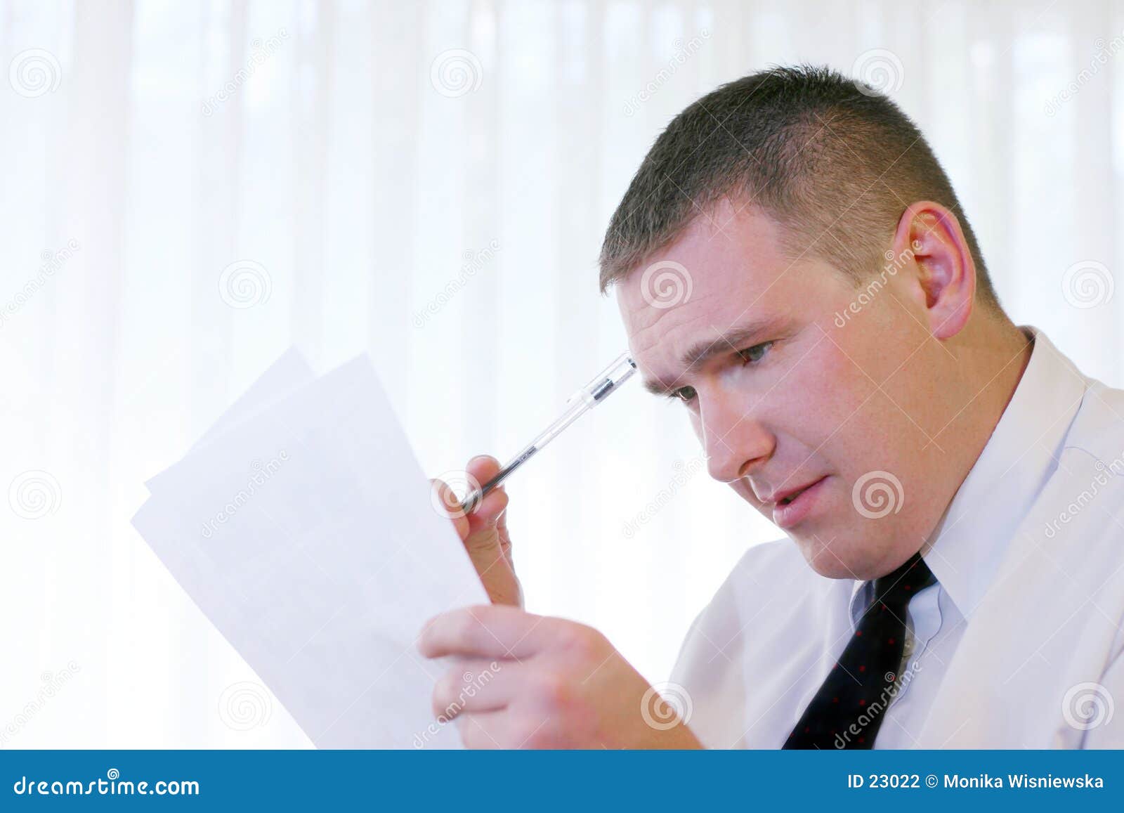 Business People - Decision Making Stock Photo - Image of thoughtful ...
