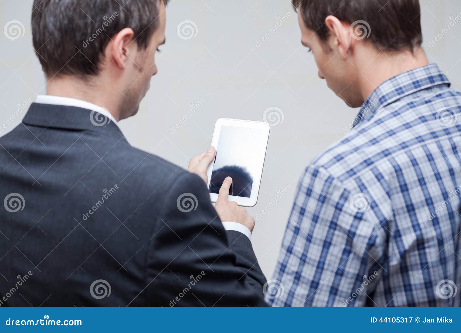 Business People with Digital Tablet Stock Image - Image of caucasian ...