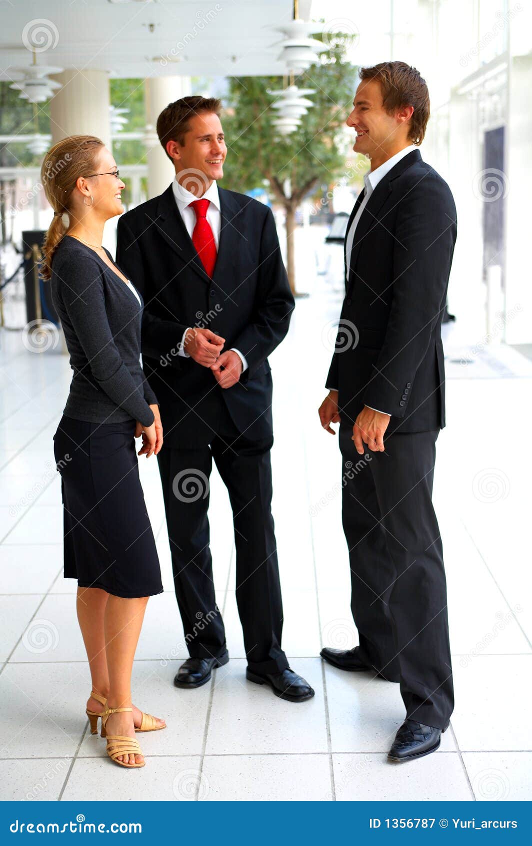 Business people discussing stock image. Image of contemporary - 1356787