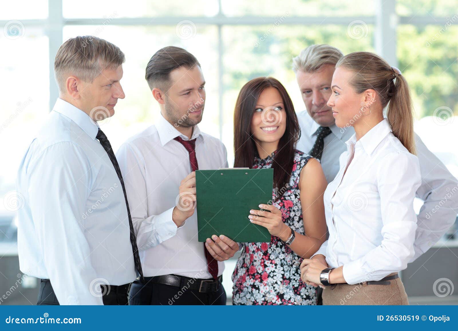 Business people discussing stock image. Image of interacting - 26530519