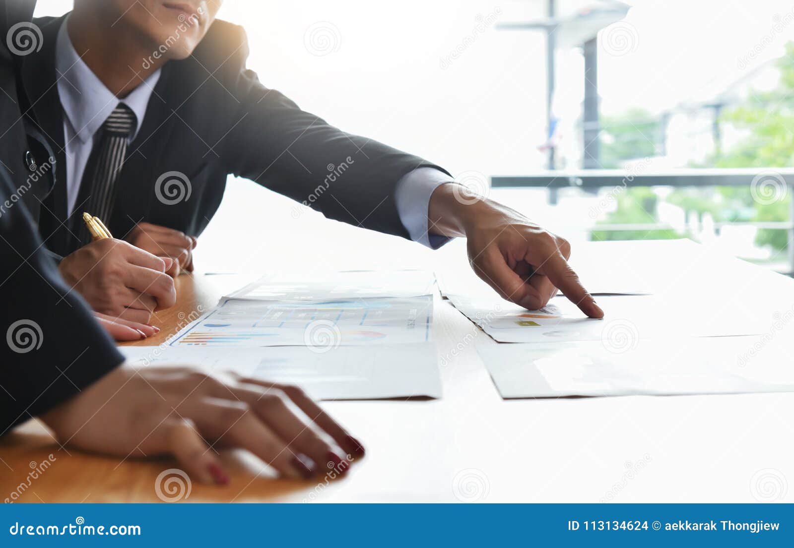 Business People are Discussing. Stock Photo - Image of businessman ...