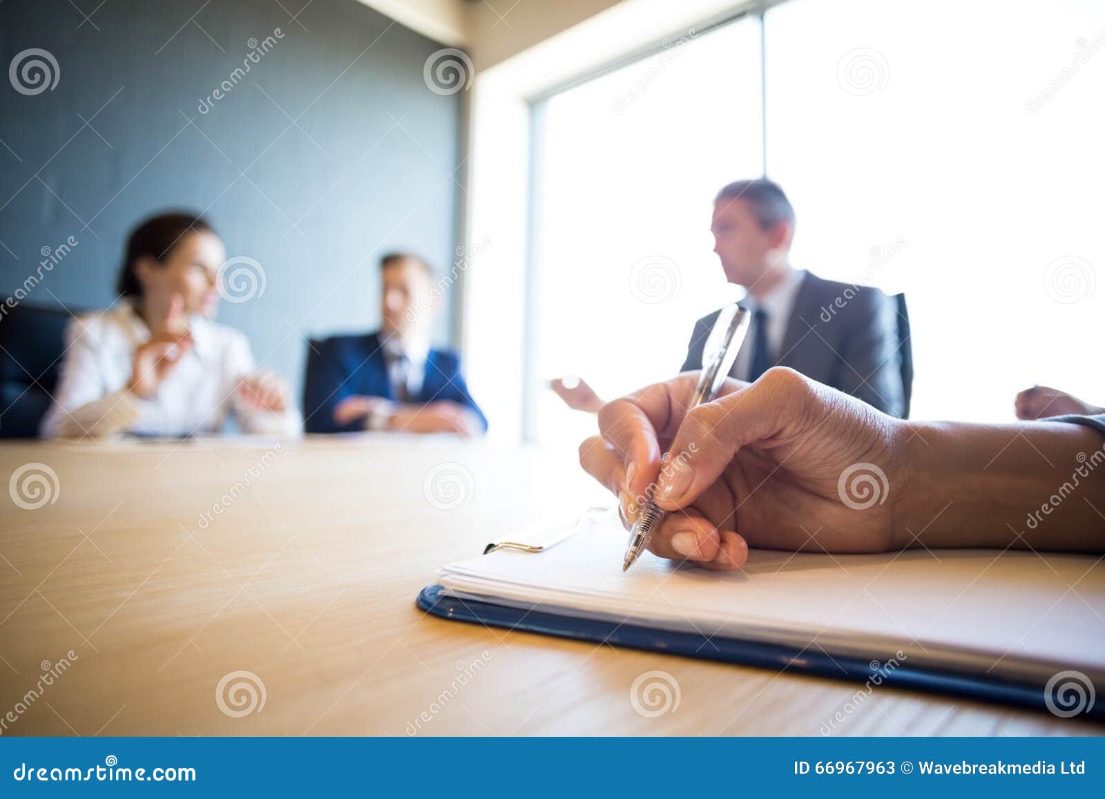 Business People Discussing in Conference Meeting Stock Image - Image of ...