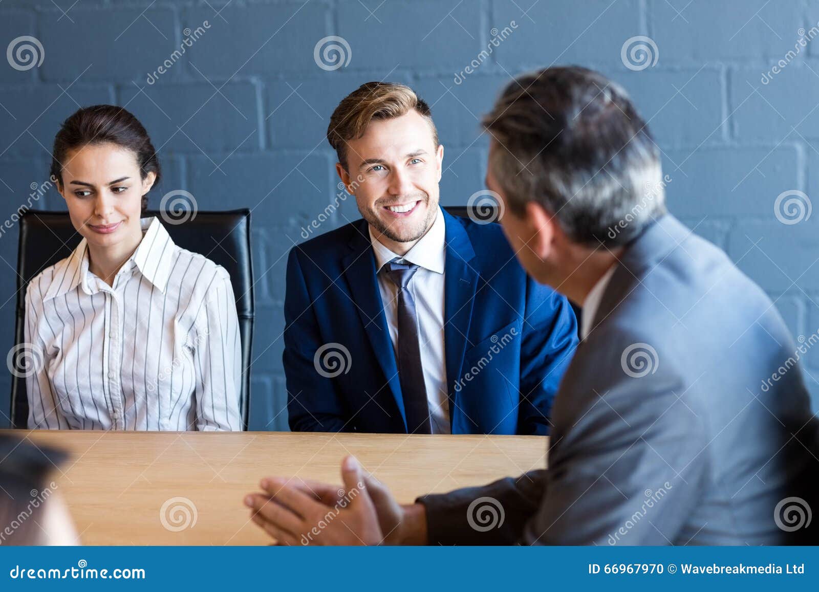 Business People Discussing in Conference Meeting Stock Photo - Image of ...