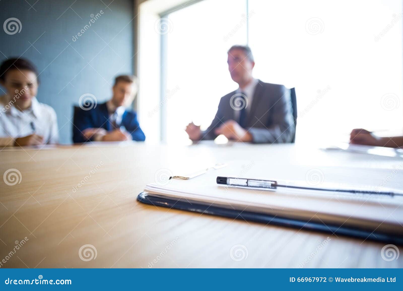Business People Discussing in Conference Meeting Stock Photo - Image of ...