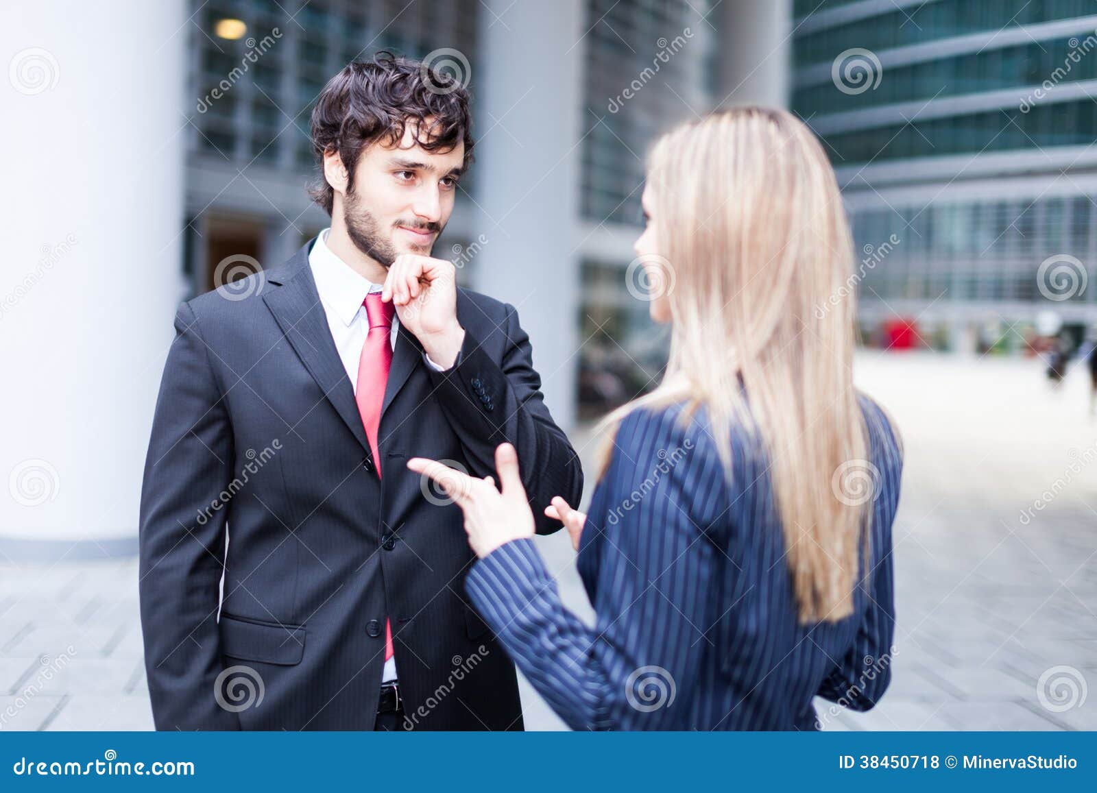 Business people discussing stock photo. Image of financial - 38450718