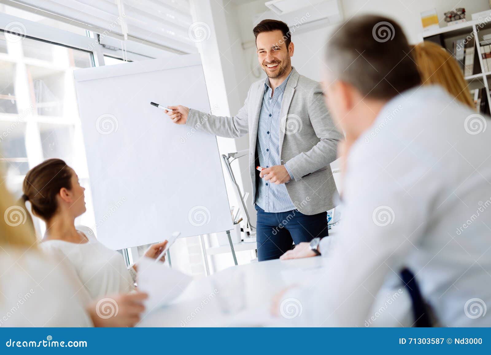 Business People Discussing Future Plans Stock Image - Image of ...